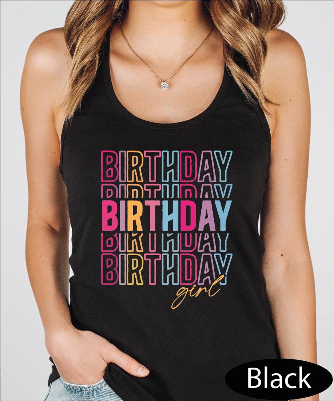 Birthday Girl Tank Top, Birthday Party Tank Top, Birthday Squad Tank ...