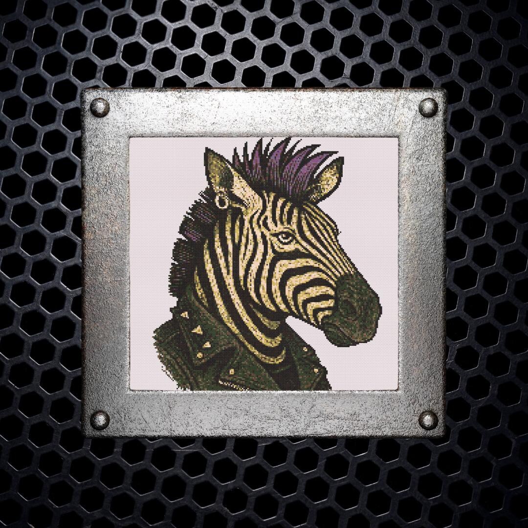 Zebra Rocker - Stitch Pattern - PDF Pattern - Etsy