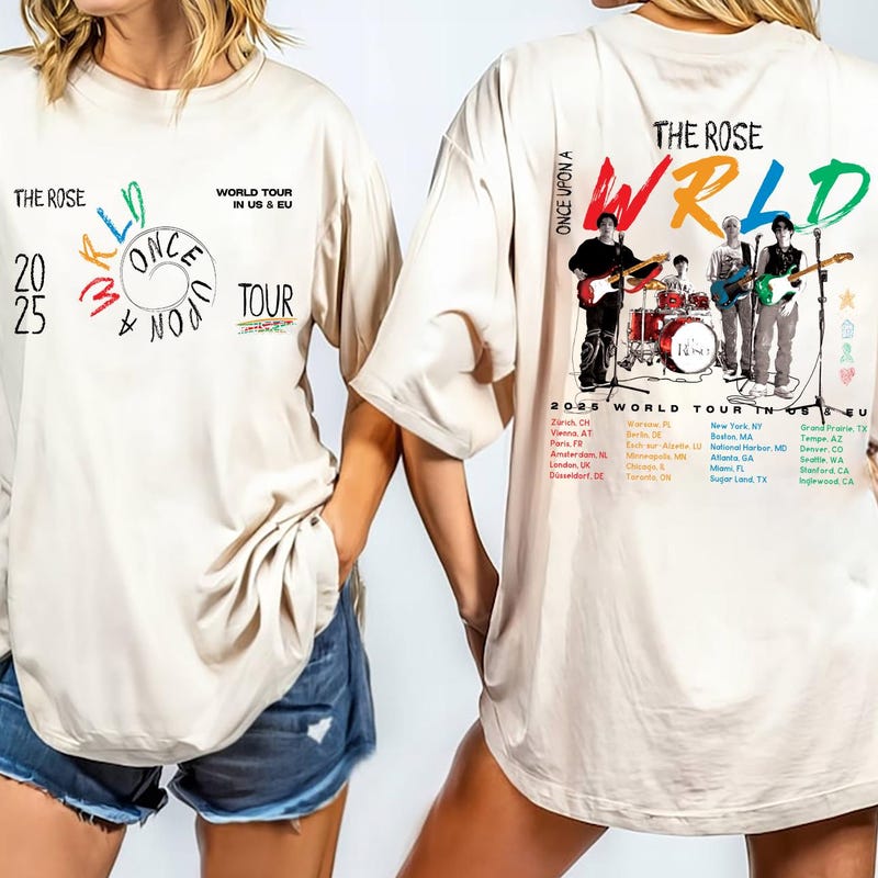 The Rose Tour 2025 Tshirt - Etsy