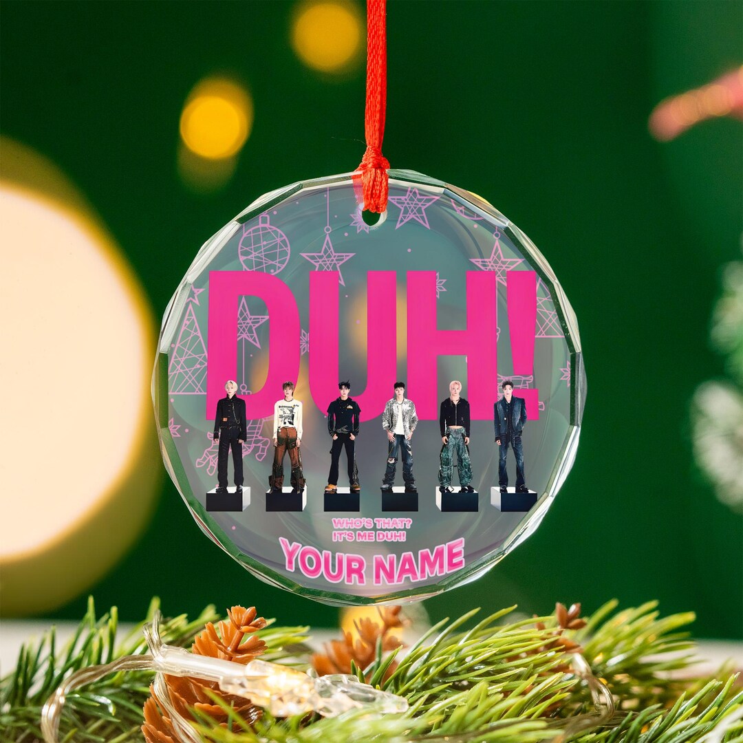 P1harmony Duh Ornament, Custom KPOP Christmas Ornament, Personalized ...