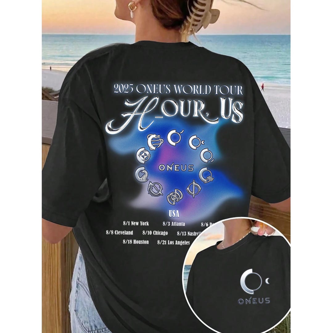 2025 Oneus World Tour Hour Us T-shirt, Oneus Tour Shirt, Kpop Oneus ...
