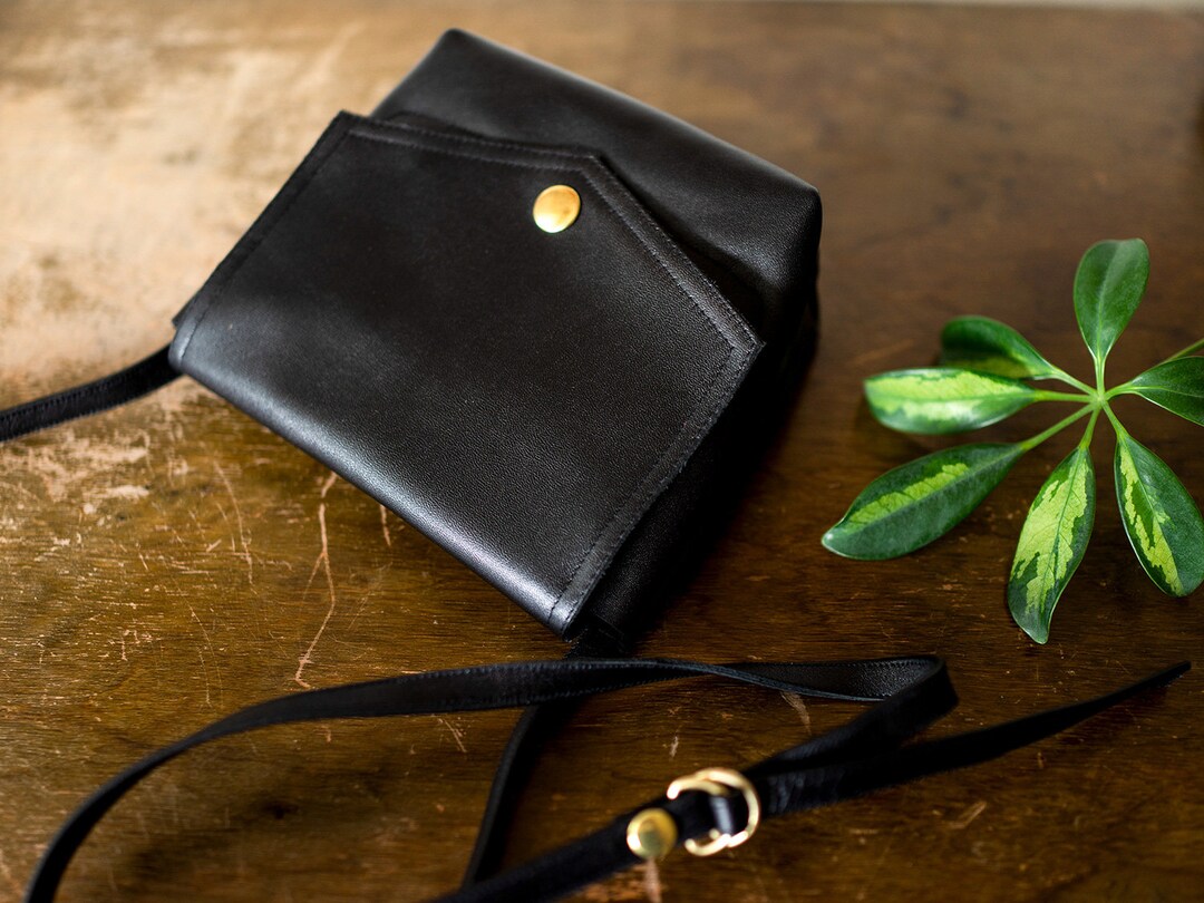 FOKS FORM Mi Bag 015, Leather Shoulder Bag, Messenger Bag, Small ...