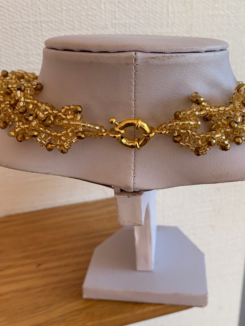 Gold Ruffle Necklace Set - Etsy