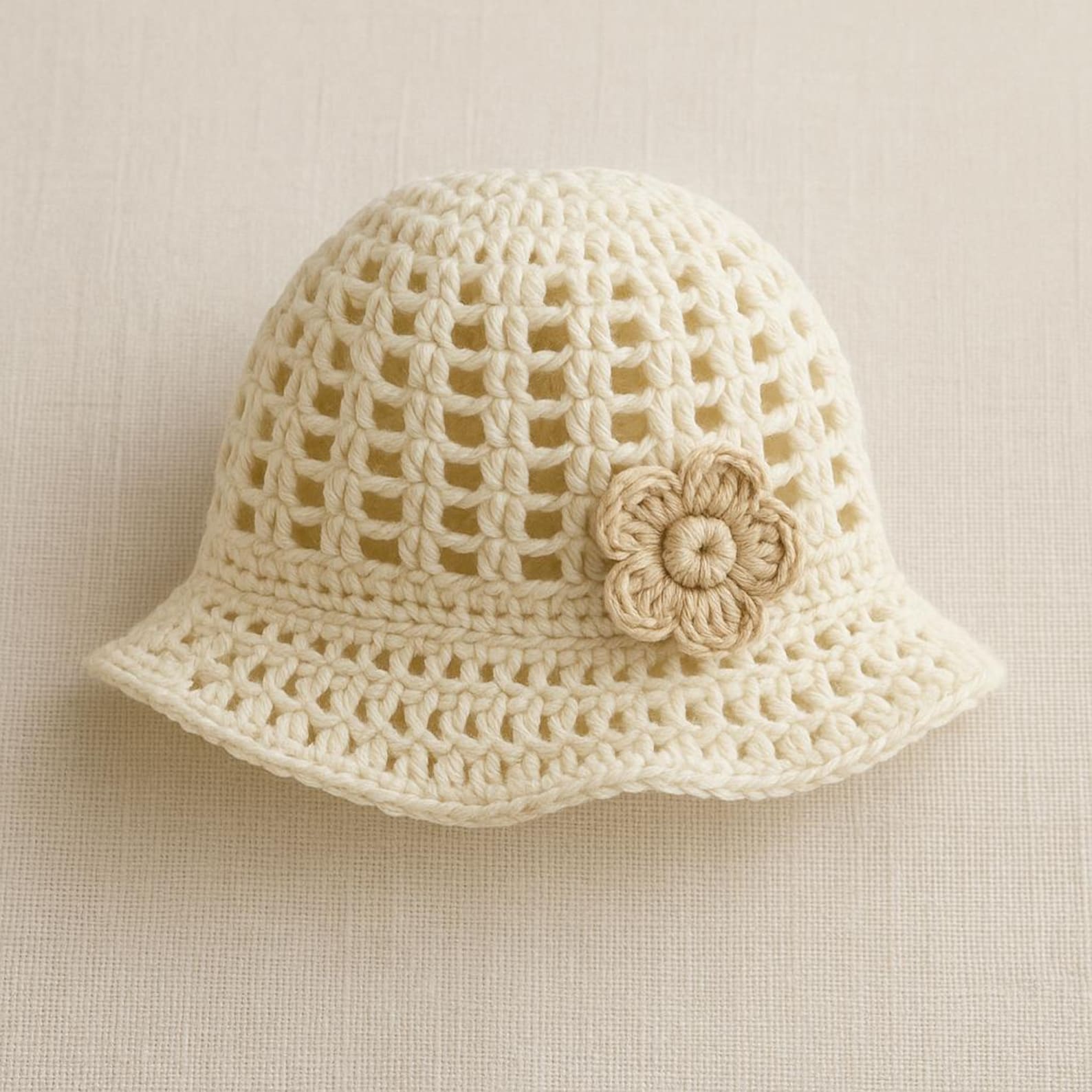 Crochet Baby Sun Hat Pattern: Lightweight Cotton Beach Style (PDF ...
