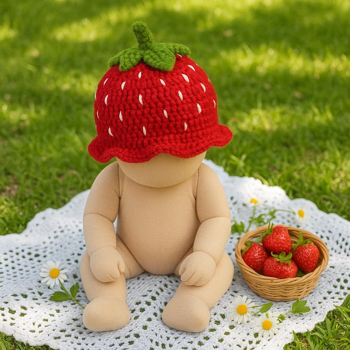 Strawberry Baby Summer Hat - Etsy