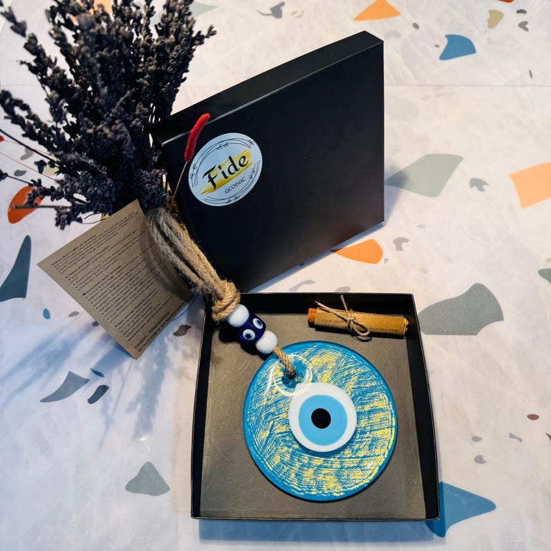 Handmade Turkish Evil Eye Wall Charm: Nazar Boncuk, House Protection - Etsy
