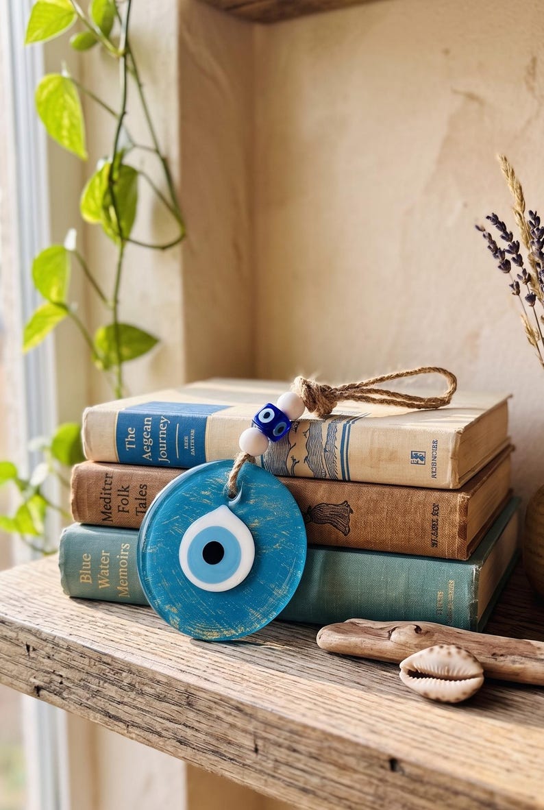 Handmade Turkish Evil Eye Wall Charm: Nazar Boncuk, House Protection - Etsy