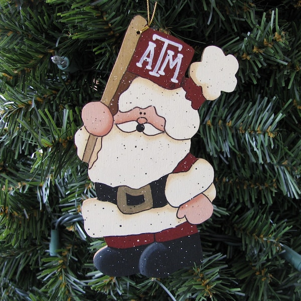 Texas A&m Aggie Christmas Ornament - Etsy