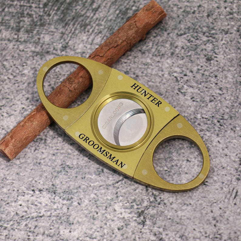 Personalized Cigar Cutter Double Guillotine Blade - Engraved Custom ...