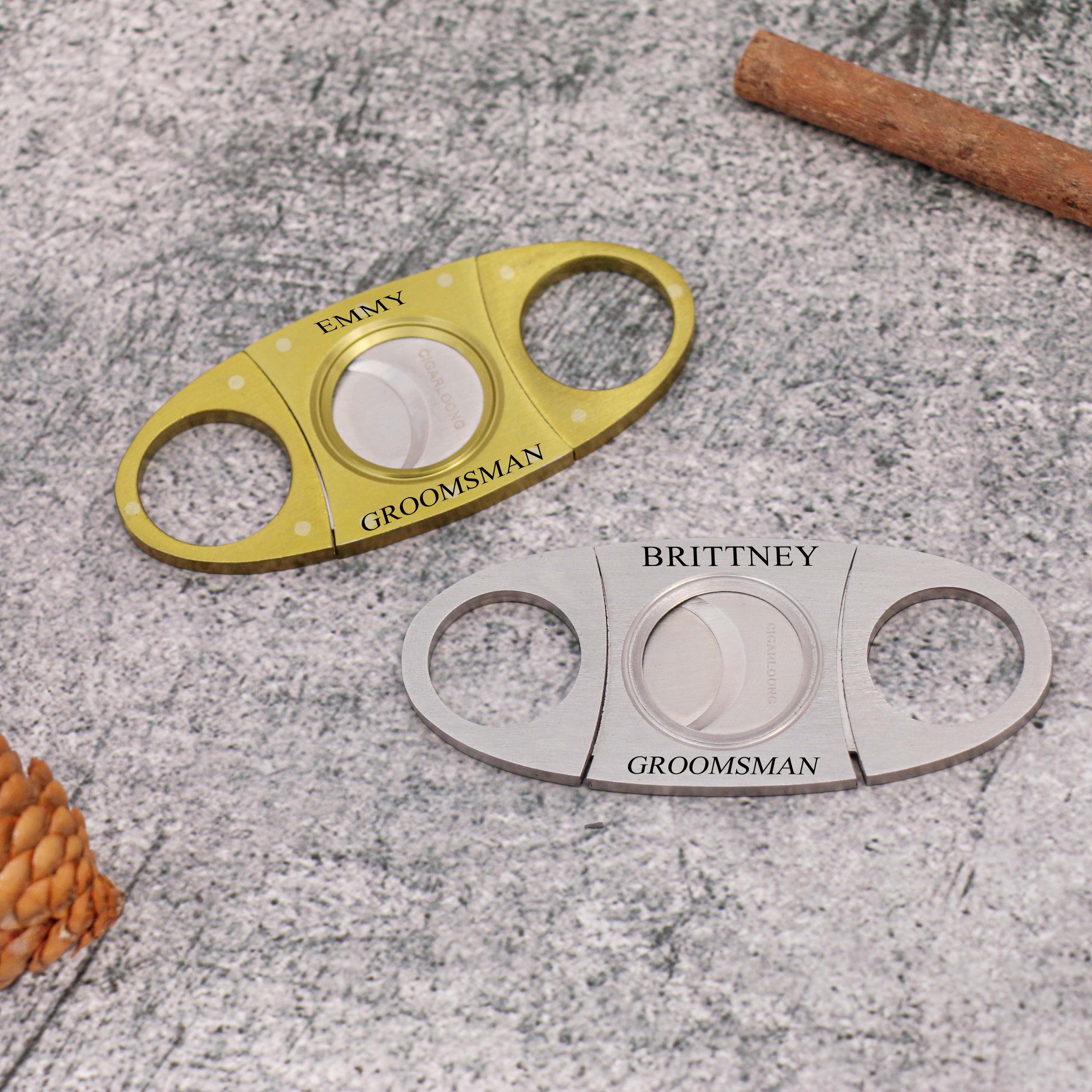 Personalized Cigar Cutter Double Guillotine Blade - Engraved Custom ...