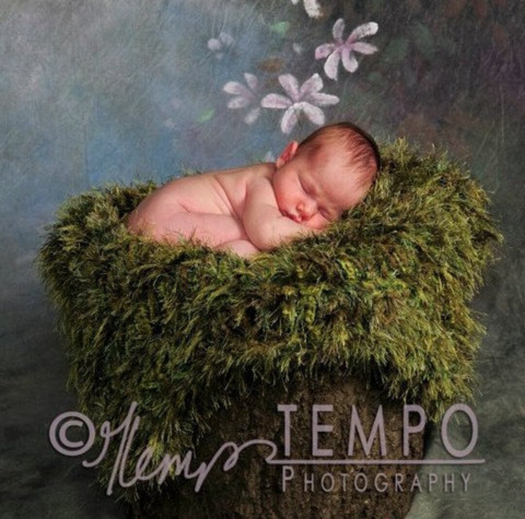 Grass Prop Mossy Baby Blanket Photo Prop. Green - Etsy