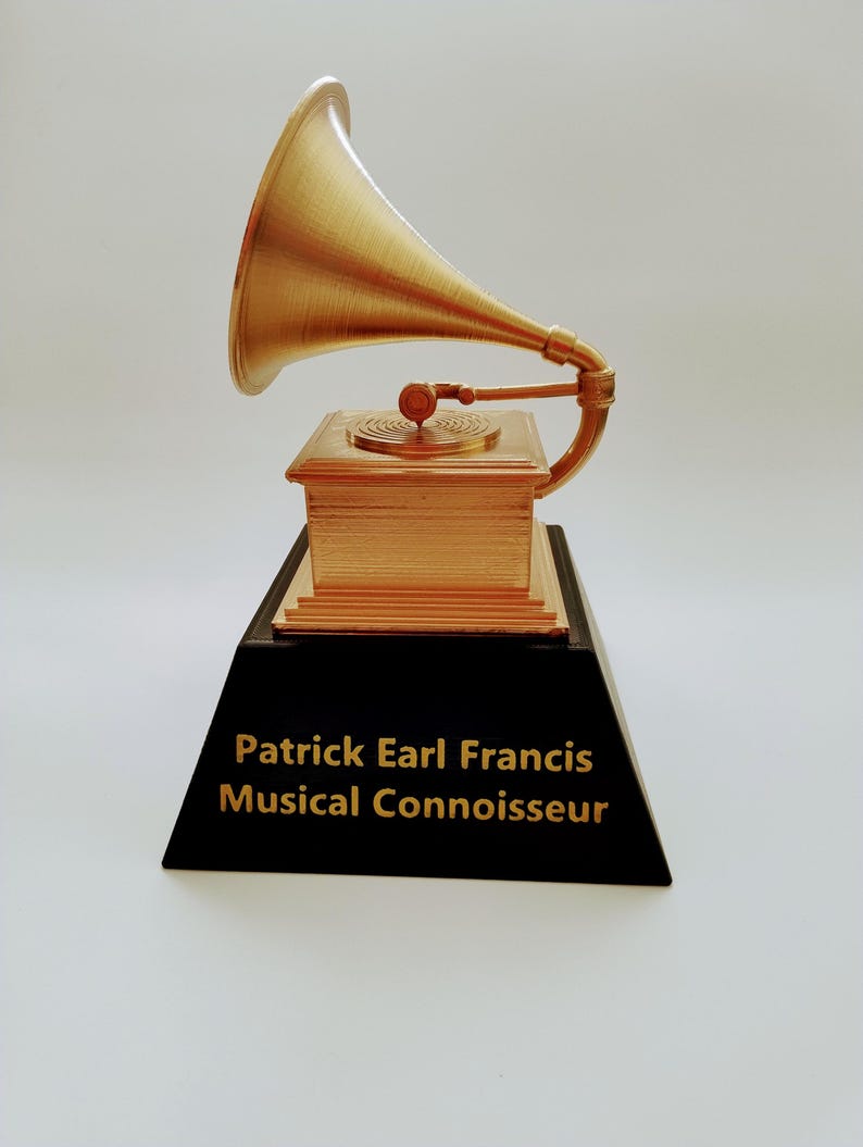 NEW Personalised Grammy Award With Optional Engraving - Etsy