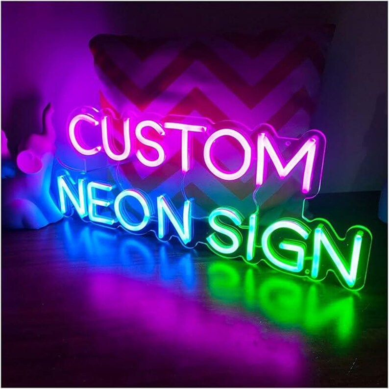 Custom Neon Sign, Personalized Neon Sign, Neon Sign Bedroom, Home ...