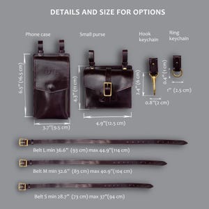 Leather Festival Utility Belt – Hands-free Travel Belt Bag With Pouches ...