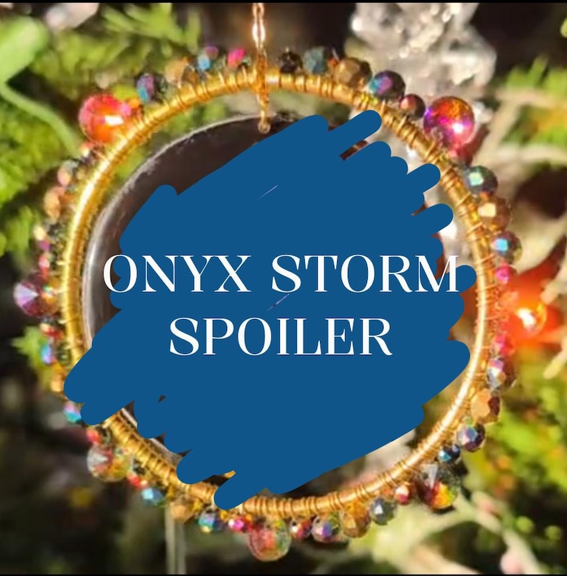 Andarna Inspired Suncatcher - Fourth Wing Onyx Storm - Etsy