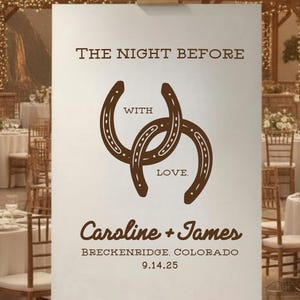 Western Wedding Welcome Sign: Mountain Chic Template Digital Download ...
