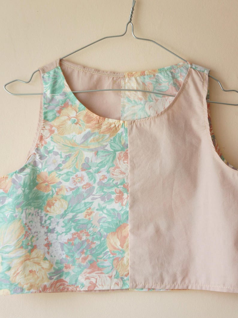 Handmade Upcycled Play Set - Top and Shorts - Co-ord Set Made From Vintage Reclaimed Textiles ...