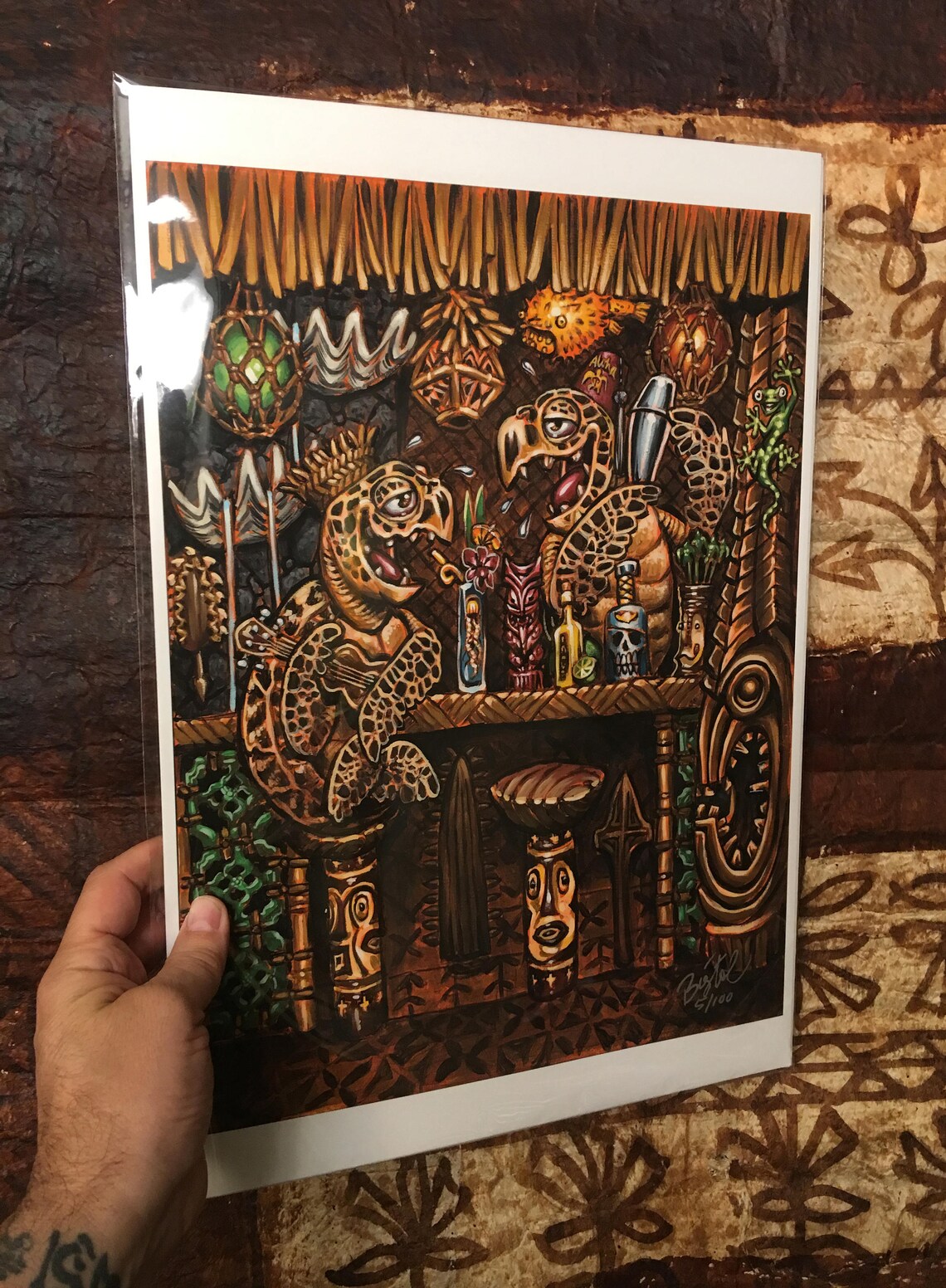 Bigtoes Honu Bar Limited Edition Archival Art Print - Etsy