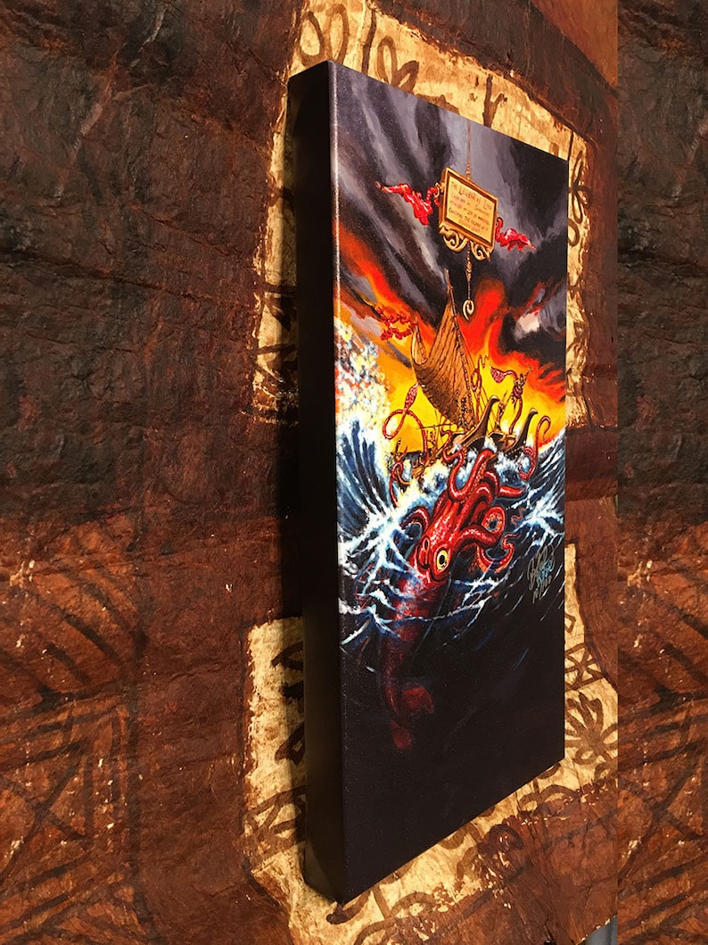 Legend of Laka - Medium Archival Canvas Print - Etsy