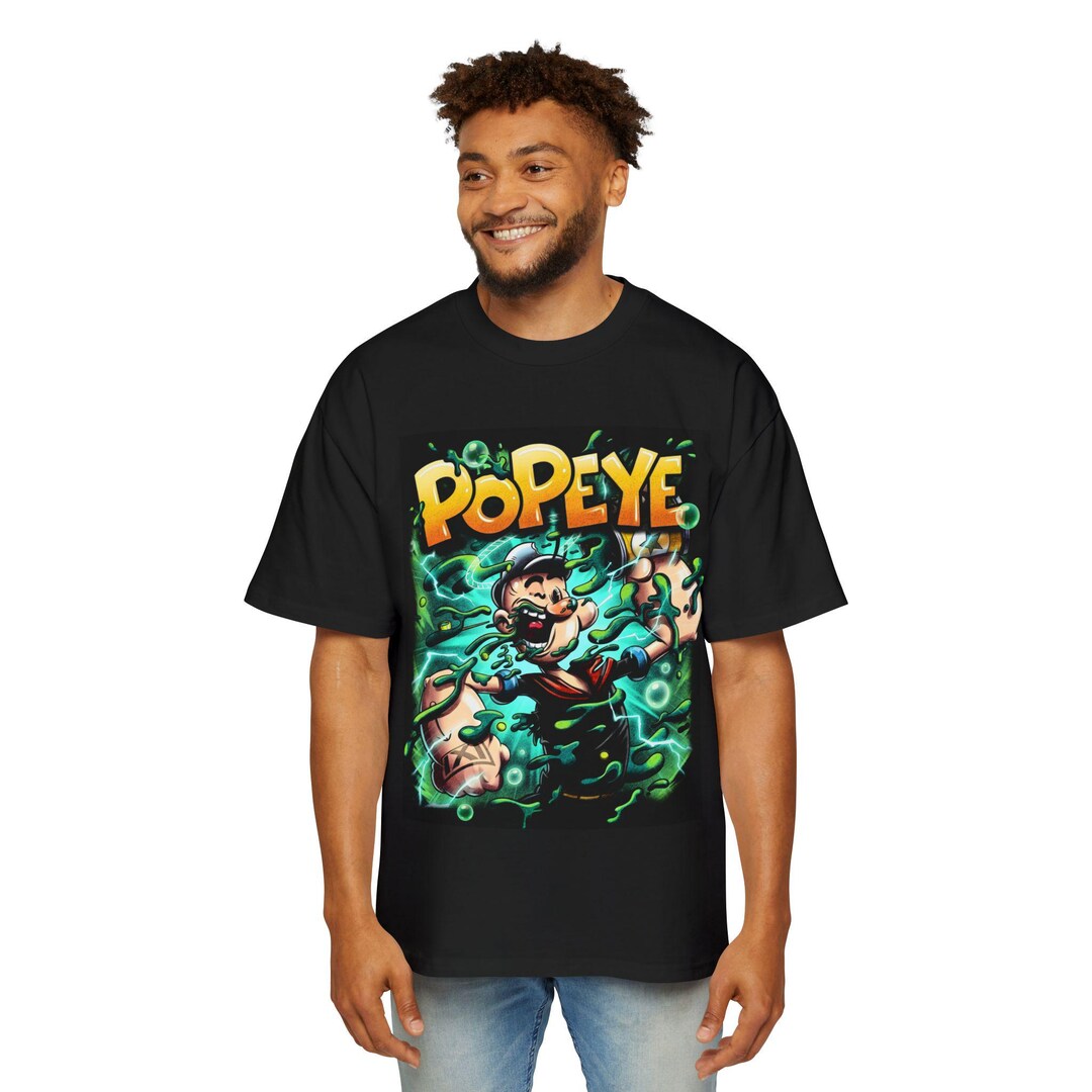 Popeye Amped-up Urban Comic Tee - Etsy