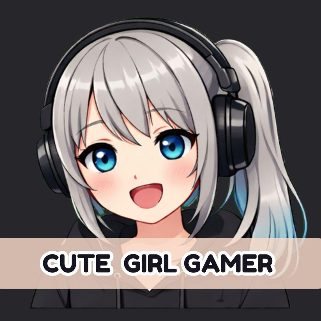 Anime Girl Pngtuber Avatar | Reactive Vtuber Model - Etsy