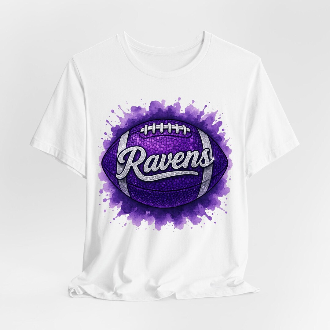Purple Sequin Ravens Football PNG, Glitter Game Day Design - Etsy