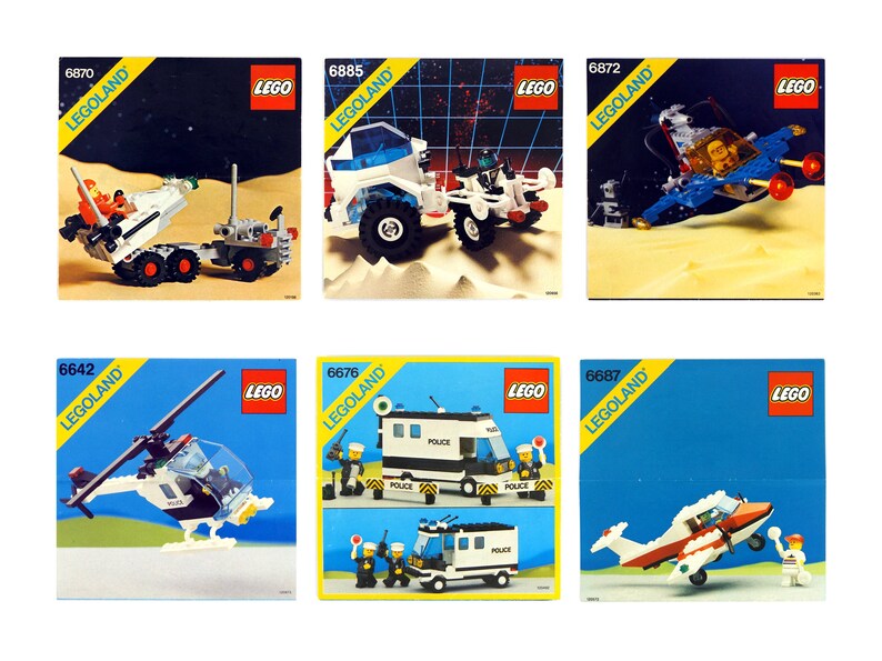 Original 1970s & 1980s Lego Catalogues and Instruction Booklets ...