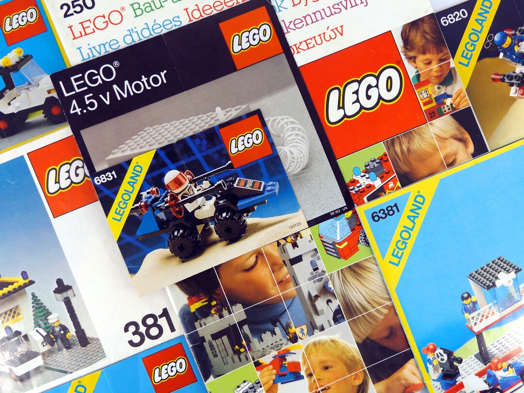 Original 1970s & 1980s Lego Catalogues and Instruction Booklets ...