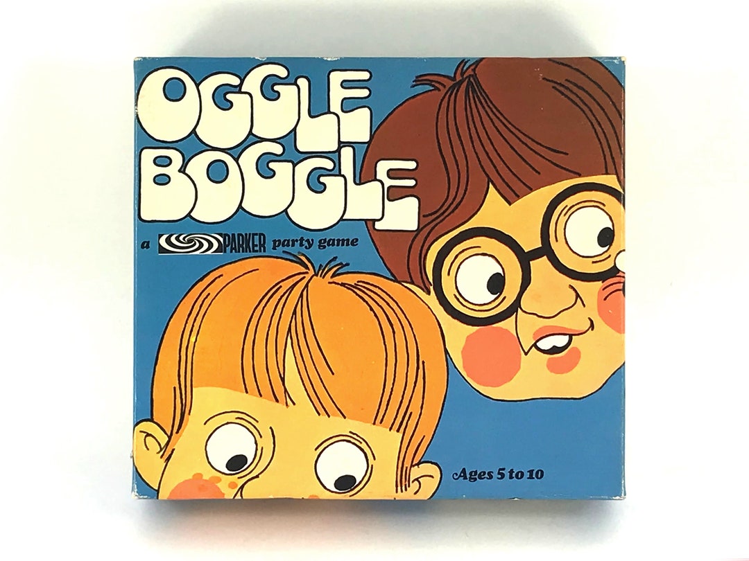 Very Rare Vintage 1975 Parker Games 'oggle Boggle' Party Game Complete ...