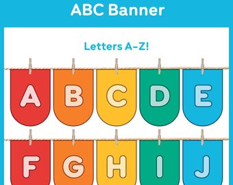 Caterpillar ABC Classroom Display: Visual Alphabet Learning (digital ...