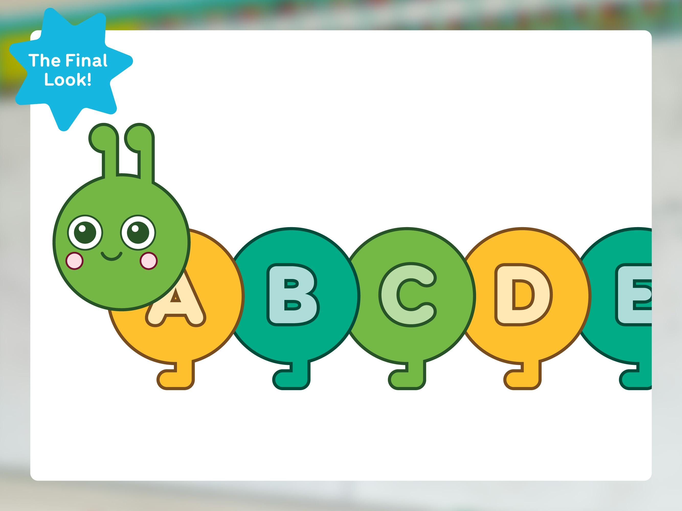 Caterpillar ABC Classroom Display: Visual Alphabet Learning (digital ...