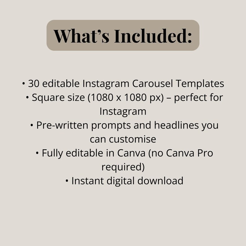 30 Editable Instagram Carousel Templates | Canva Templates for Small ...