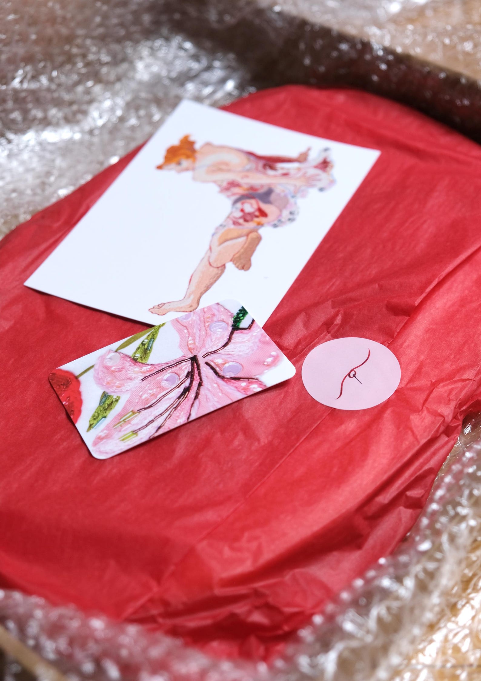 Flower Kimono Embroidery, Original Handmade Art Decor, Colorful Textile ...