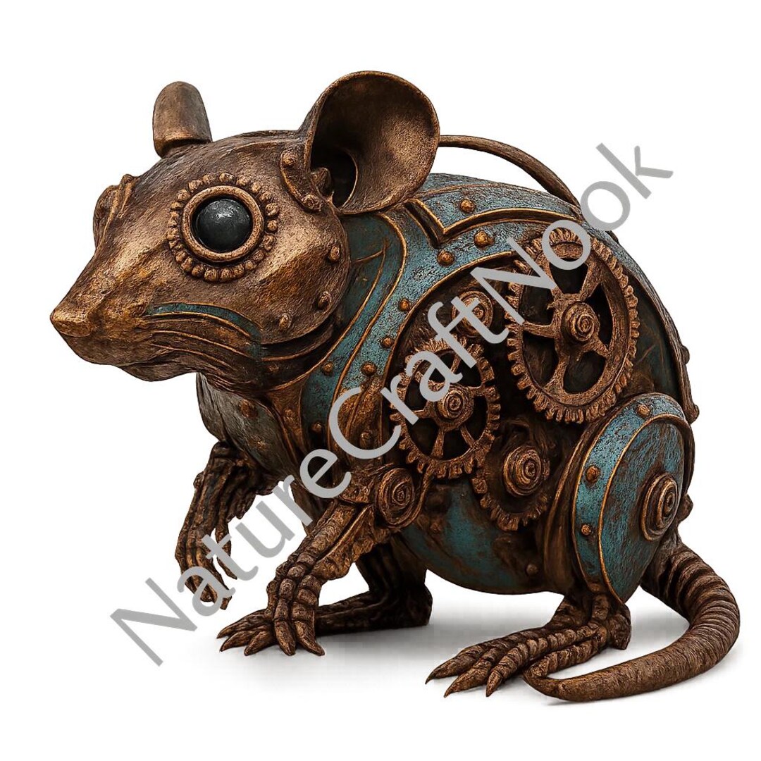 Steampunk Rat Clipart Bundle - 40 Transparent PNG 300 DPI - Etsy