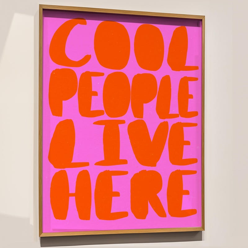 Cool Poster - Etsy