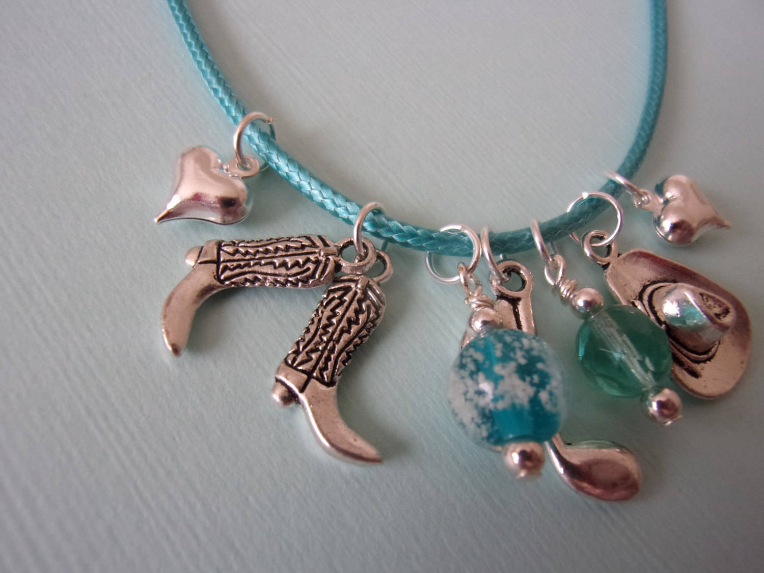 Country Music Necklace, Glow in the Dark, Charm Necklace, Country ...