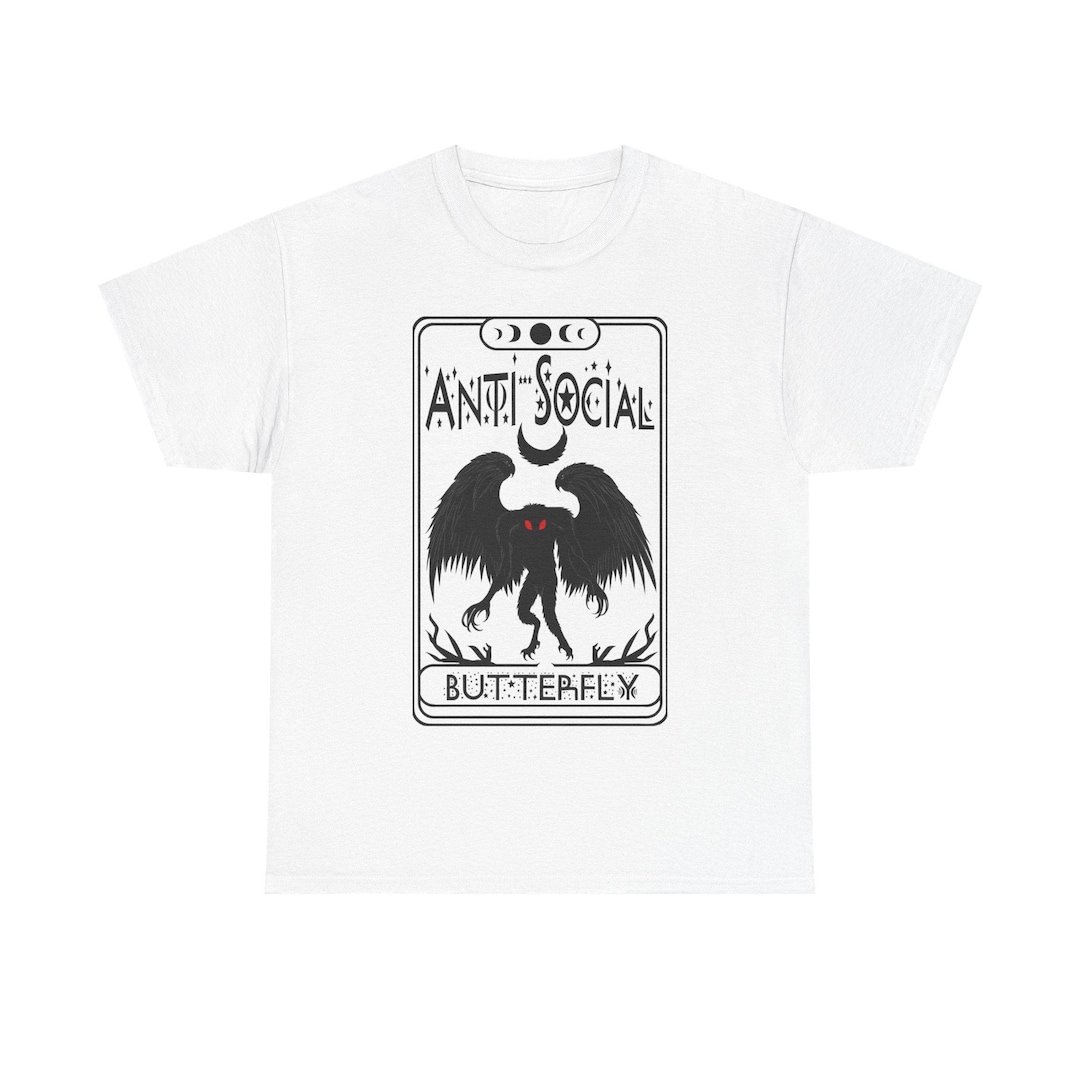 Mothman Tee, Cryptid Lore Shirt, Appalachian Folklore Gift, Dark Omen ...