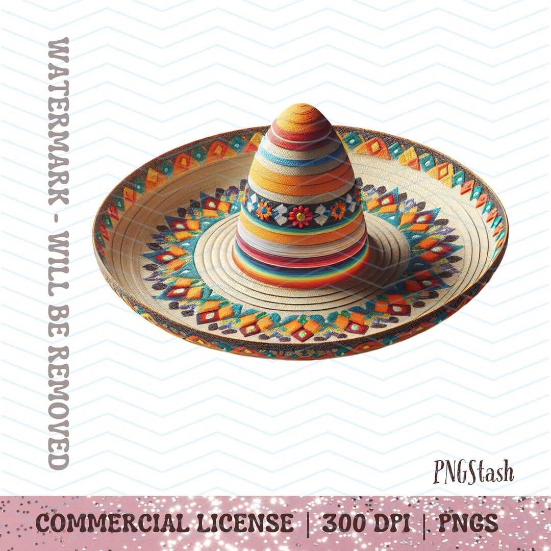 Mexican Sombrero PNG Design, Mexican Sublimation PNG, Sombrero ...