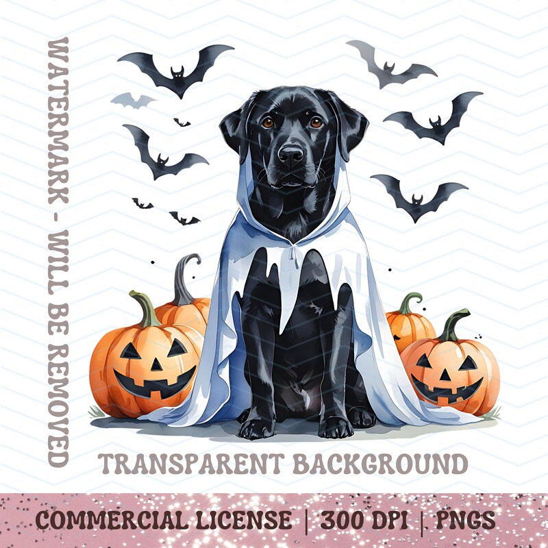 Halloween Lab Png File - Etsy UK
