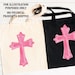 Pink Crucifix Cross PNG, Christian Cross Clipart, Jesus on Cross ...