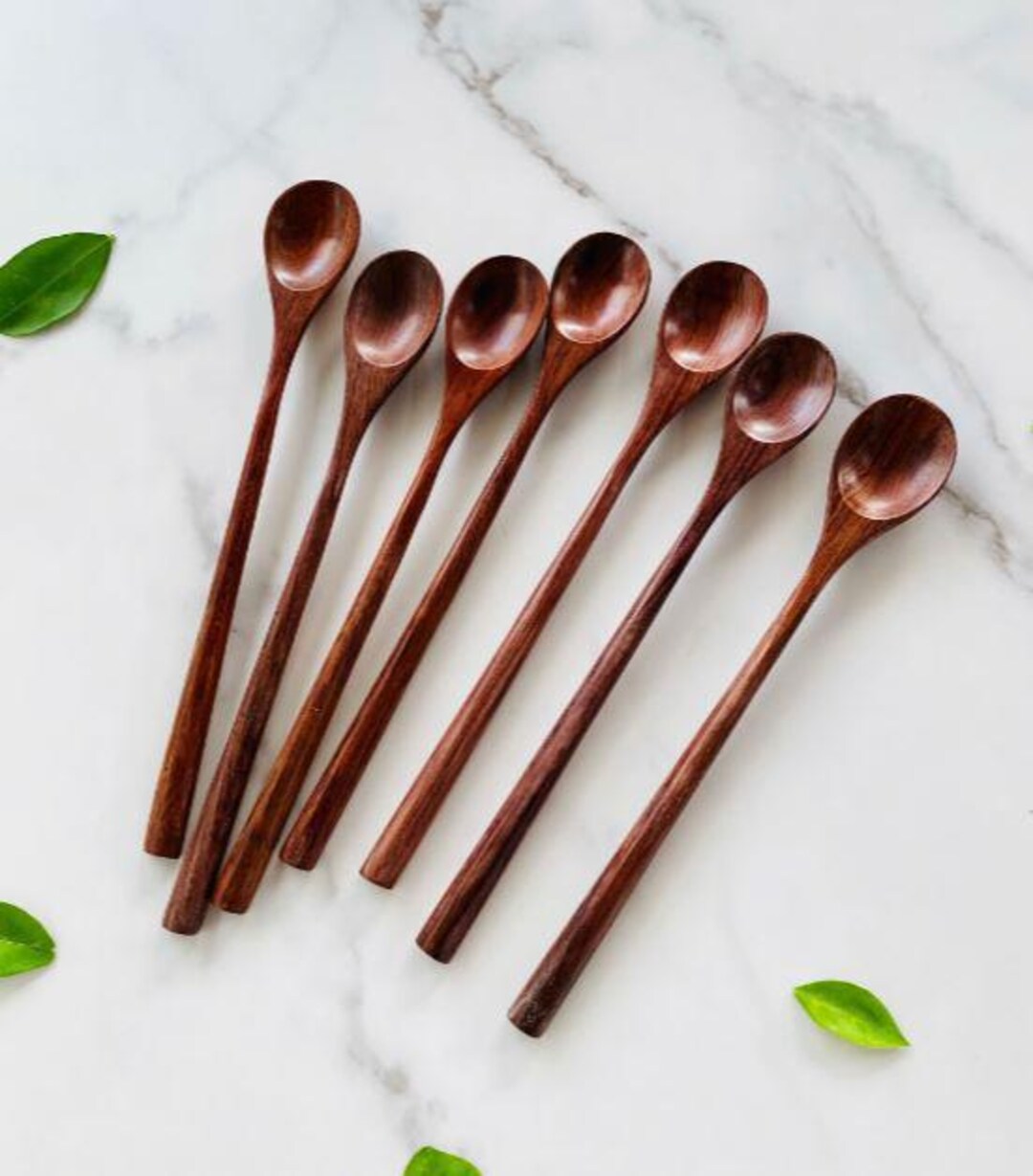 Handmade Long Handle Rosewood Spoon, Teaspoons, Rosewood Spoon ...