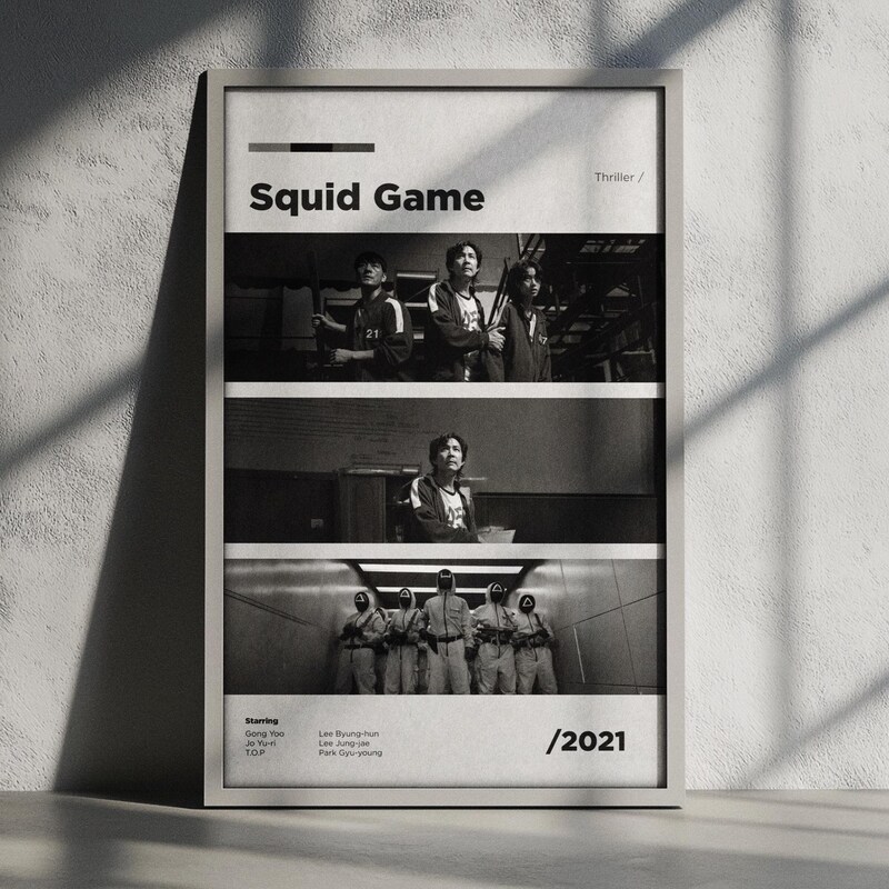 Squids Game Poster - Etsy