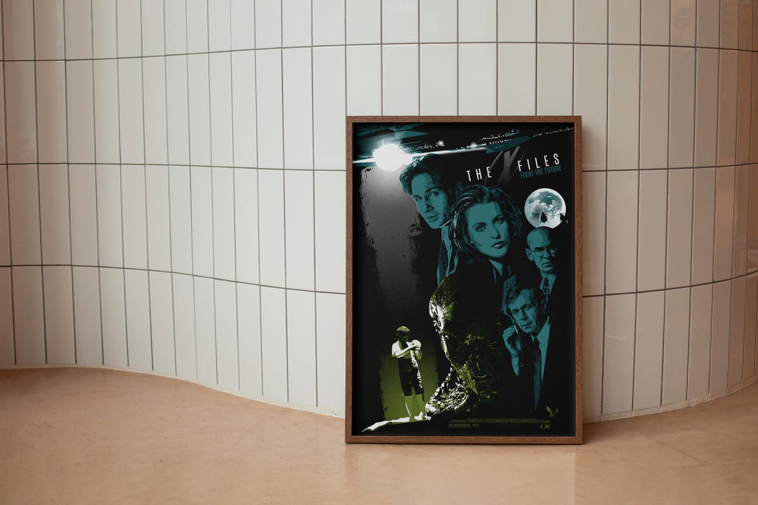 The X-files Series Poster, Sci-fi TV Show Wall Art, Mulder and Scully ...