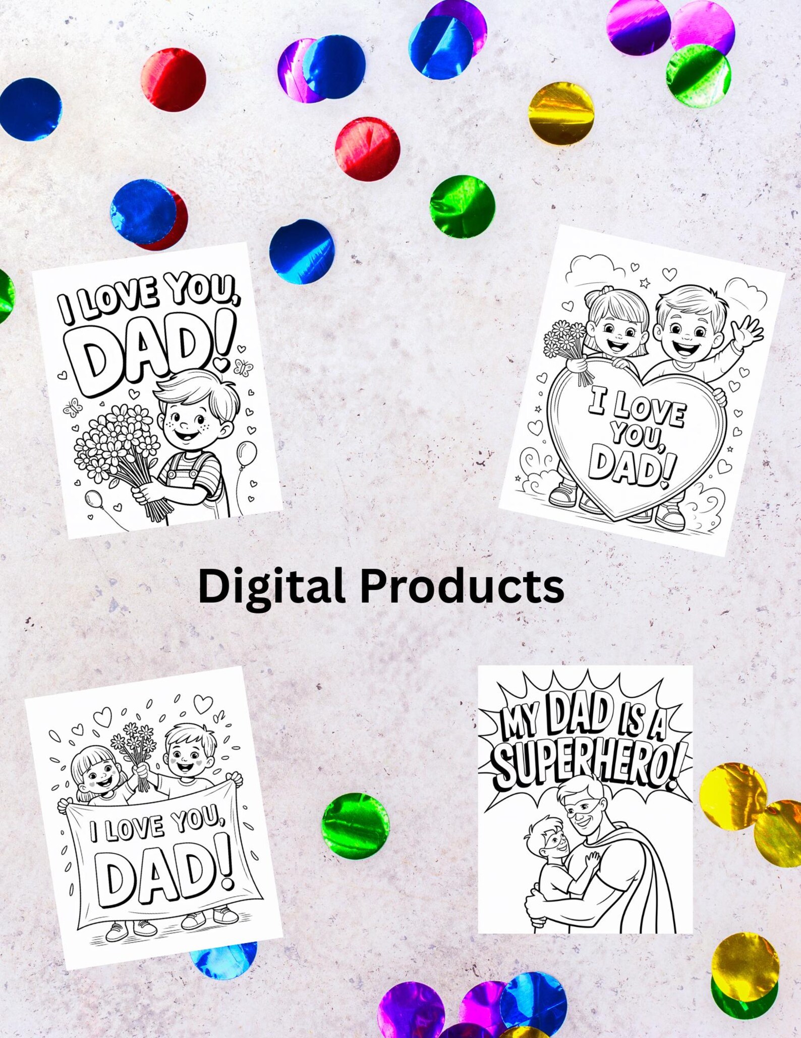 Father's Day DIY Keepsake: Printable 'why I Love Dad' Coloring Pages ...