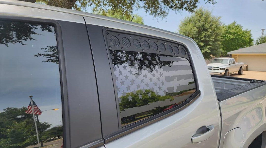 Chevy Colorado/gmc Canyon 2nd Gen Rear Window Vents: Camping ...