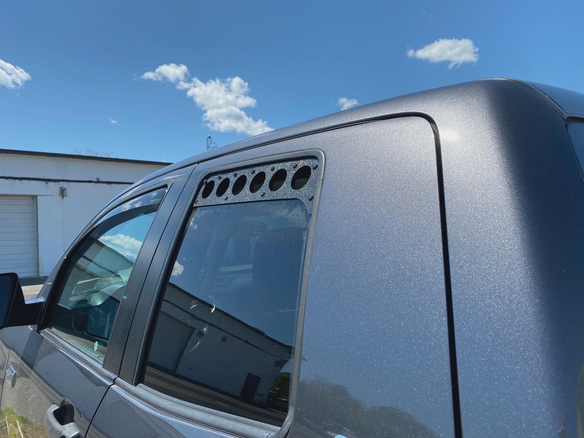 Toyota Tundra Double Cab 2nd Gen Rear Window Vents: Camping Screen ...