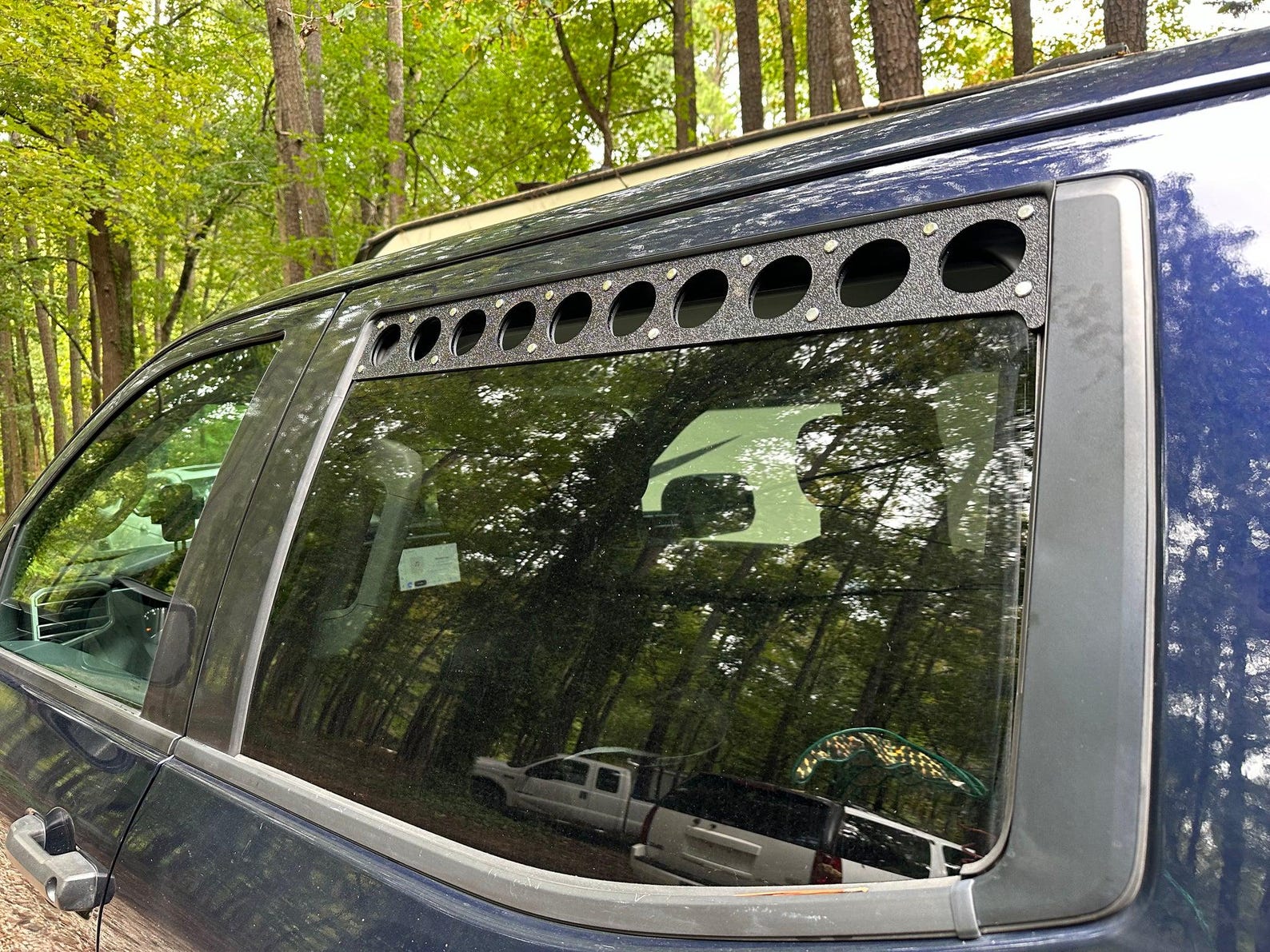 Toyota Tundra Crew Max 3rd Gen Rear Window Vents: Camping Screen Insert ...
