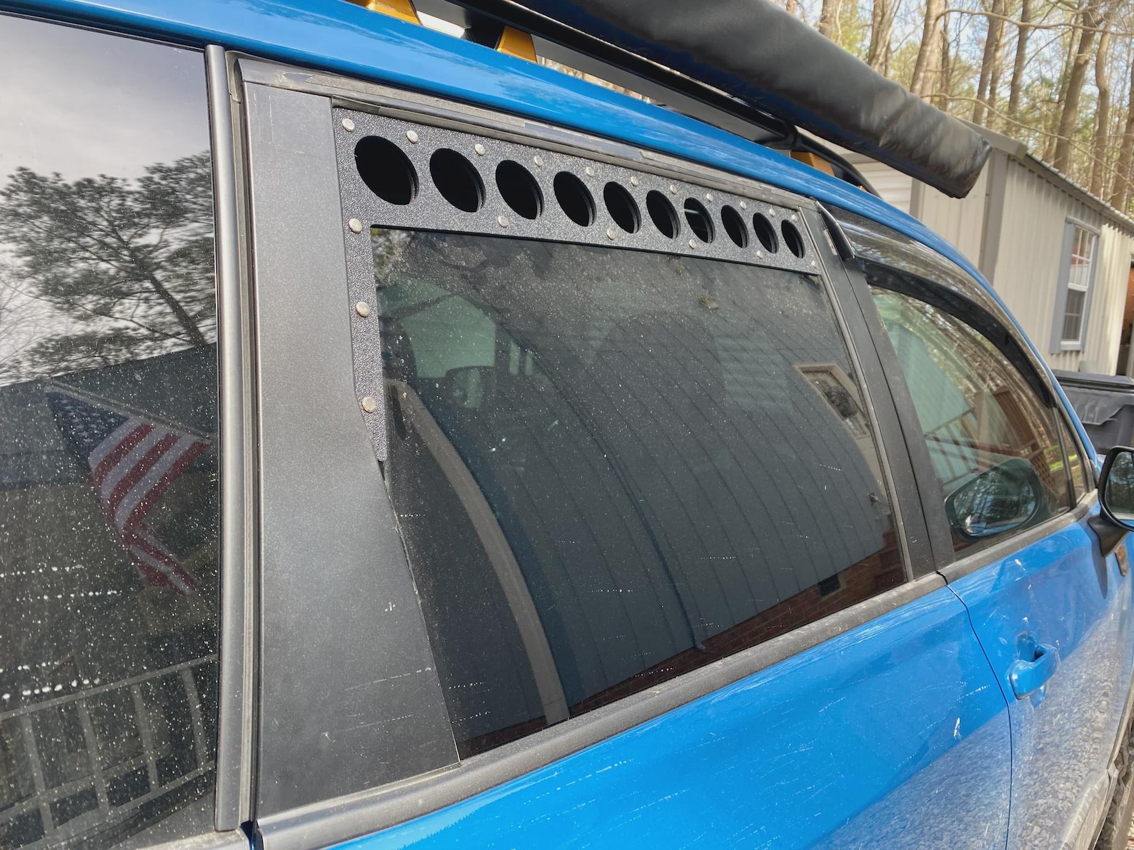 Subaru Forester SK Rear Door Window Vents Camping Sleeping Overlanding ...