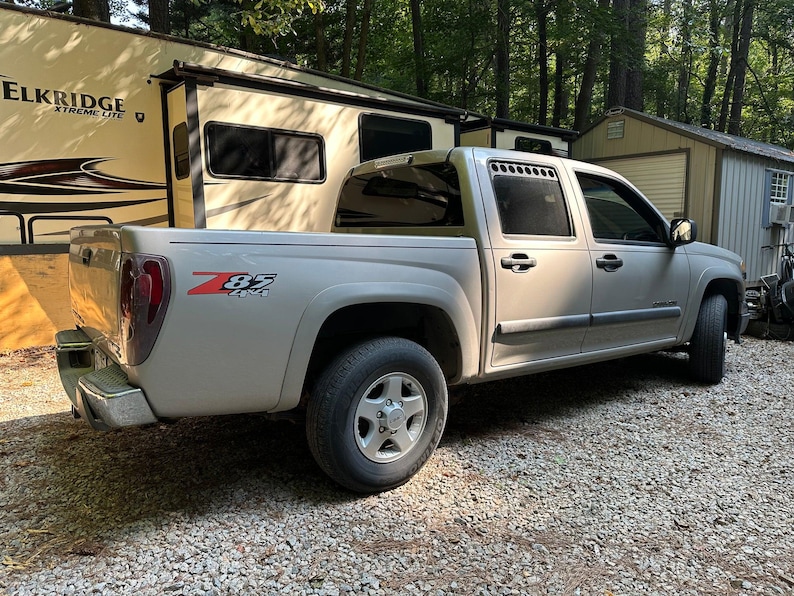 Chevy Colorado/gmc Canyon 1st Gen Rear Window Vents: Camping ...