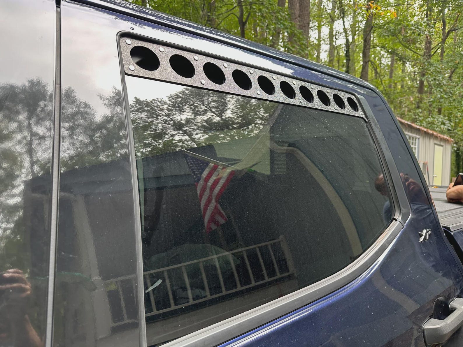 Toyota Tundra Crew Max 3rd Gen Rear Window Vents: Camping Screen Insert ...